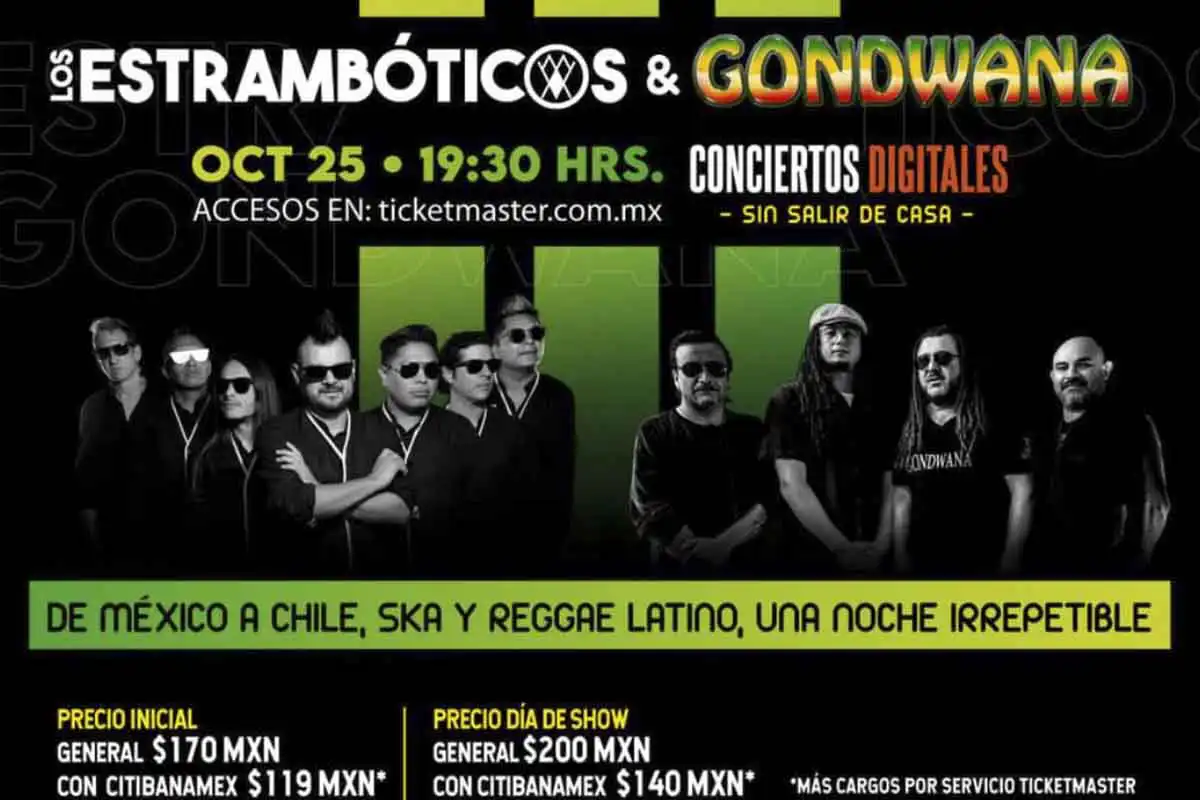 Los Estrambóticos y Gondwana en un show único e irrepetible