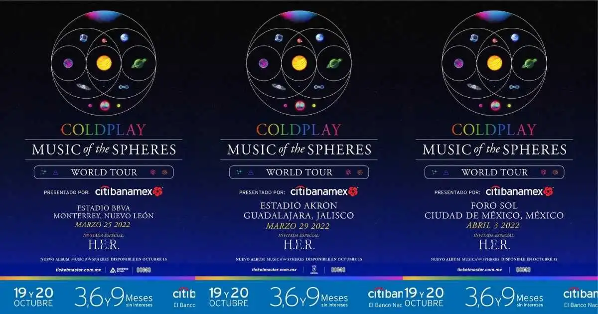 Coldplay vuelve a tierras mexicanas, conoce los detalles